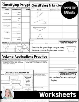 Geometry Unit By Lindsay Perro Teachers Pay Teachers