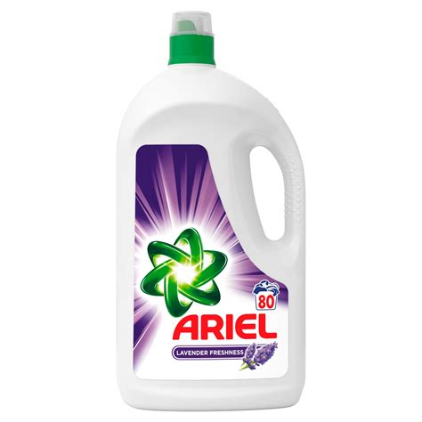 Течен перилен препарат Ariel Лавандула 80 изпирания 5 2 л Emag Bg