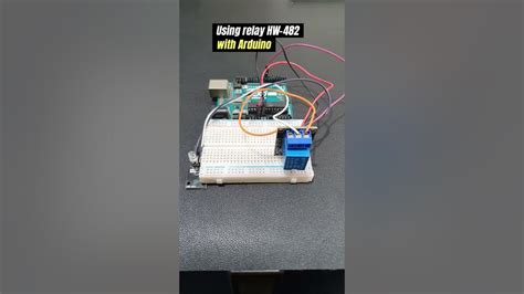 Using Hw 482 Relay With Arduino Arduino Relay Uno Coding Youtube