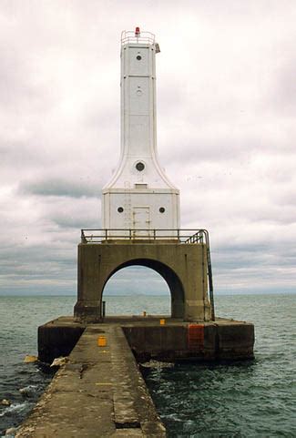 Port Washington Breakwater Lighthouse Wisconsin At
