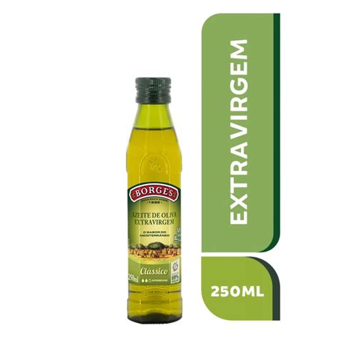 Azeite De Oliva Extra Virgem Clássico Espanhol Borges Vidro 250ml