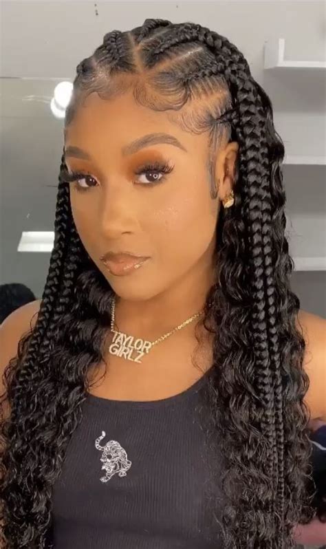 Goddess Braids Hairstyles Cute Box Braids Hairstyles Braided Cornrow Hairstyles Box Braids