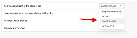 Microsoft Edge How To Change Your Default Search Engine