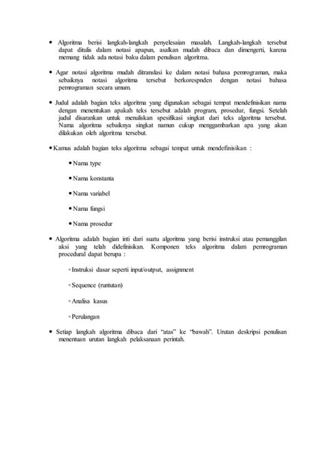Algoritma Adalah Langkah Pdf