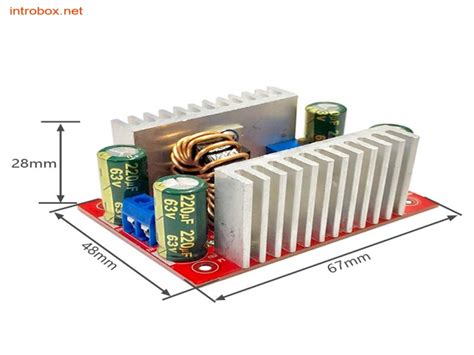Повышающий преобразователь инвертор 400W с регулировкой тока и ...