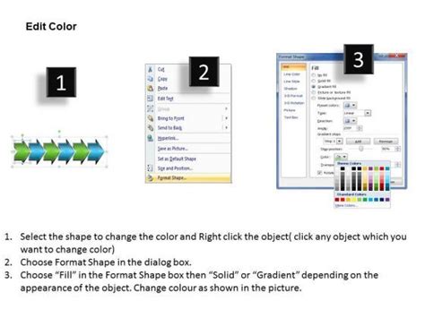 Strategy Diagram Linear Flow Arrow 6 Stages Business Cycle Diagram