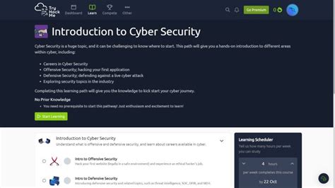 tryhackme cybersecurity tryhackme cybersecuritytraining beginnerfriendly