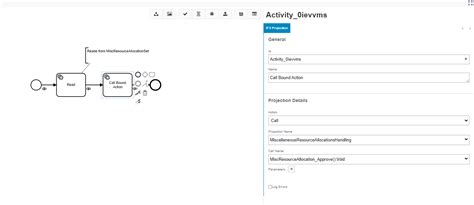 What Is The Required Parameters For Call An Ifs Projection In Workflows