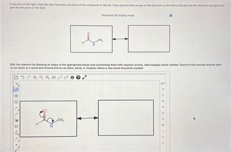 Solved In The Box On The Right Draw The Best Resonance