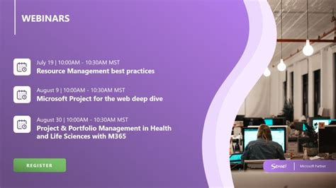 Sensei Project Solutions On Linkedin Webinars Microsoft Project And