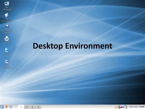 Desktop Environments Ppt