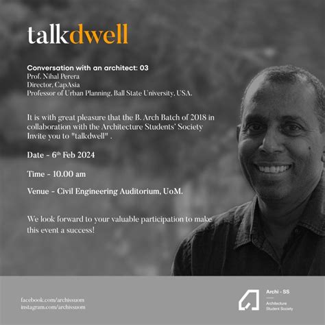 University Of Moratuwa Department Of Architecture On Linkedin Uom