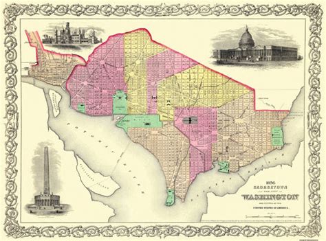 Historical City Maps Washington Dc Maps Of The Past