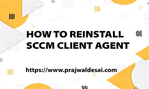Reinstall Sccm Client Agent Proven Method