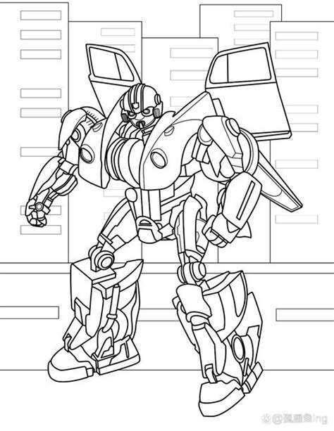 变形金刚机器鸟简笔画图片大全简单（流行14张） 简笔画图片大全