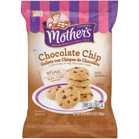 Mothers Minis Chocolate Chip Cookies 12 Oz Frys Food Stores