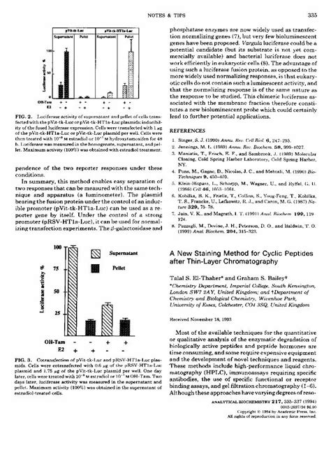 Pdf A New Staining Method For Cyclic Peptides After Thin Layer Chromatography Dokumen Tips