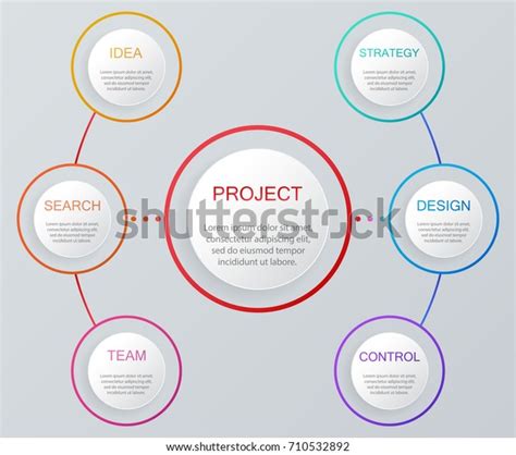 Infographic Elements Set Usable Workflow Layout Stock Illustration Shutterstock
