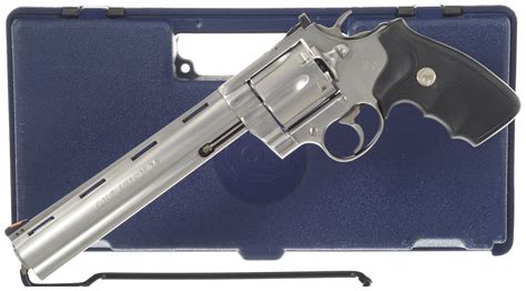 Colt Anaconda Double Action Revolver With Case Rock Island Auction