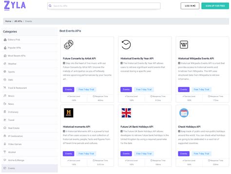 Best Events Apis For Accurate Event Information Zyla Api Hub Blog