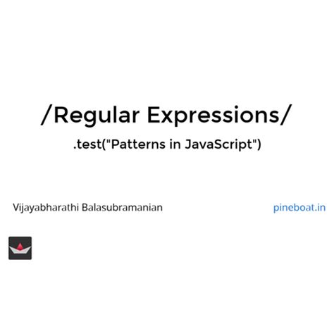Regular Expressins In Javascript Pattern Matching Fundamentals
