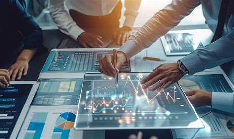 Premium Photo Dynamic And Interactive Infographic Highlighted