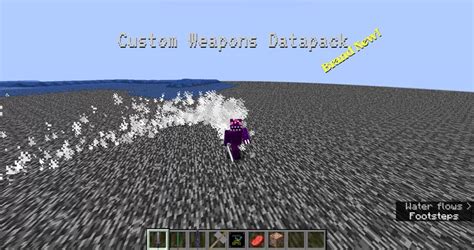Custom Weapons Datapack Minecraft Data Pack