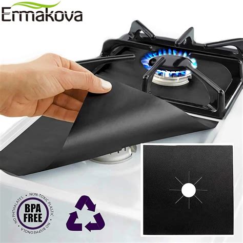 ERMAKOVA 2/4 шт крышка горелки для плиты с антипригарным покрытием ...