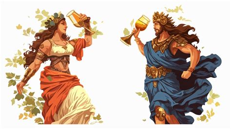 Ancient Greek Mythology Dionysus And Ariadne Heroes Of Mythology In