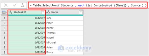 compare two tables with the power query in excel 2 examples