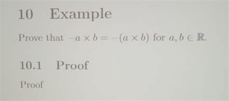 Solved Example Prove That Ab Ab For A BR Chegg