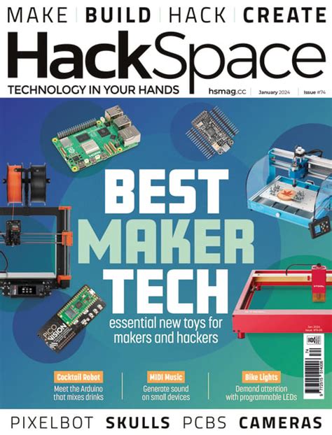 Hackspace Magazine Issue 74 Best Maker Tech Hackspacemag Raspberry