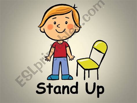 ESL English PowerPoints Classroom Command Game And Printable Game