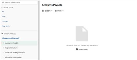 This Folder Does Not Contain Any Documents Firmex Knowledge Base