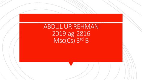 Solution Presentation On Formulas Of Ms Excel Studypool