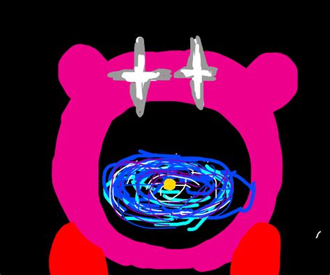 Kirby Inhaling The Galaxy Drawception