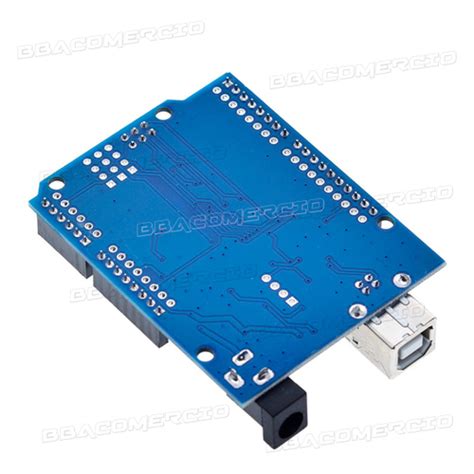 Placa Compatível Arduíno Uno R3 Atmega328 Smd Cabo Usb Submarino