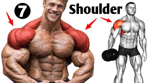 7 Best Shoulder Workout At Gym Youtube