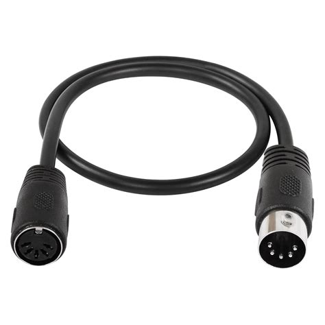 Sinloon Cable De Extensión Midi Din De 20 Pulgadas Midi 5 Pines Din Macho A Hembra Audio Midiat