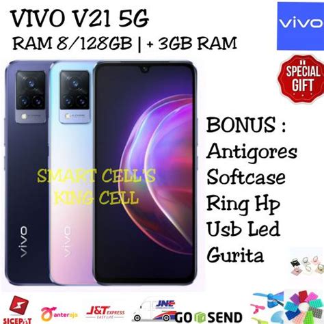 Jual VIVO V21 5G 8 128GB GARANSI RESMI VIVO INDONESIA Dusk Blue Jakarta Utara Smart Cell S