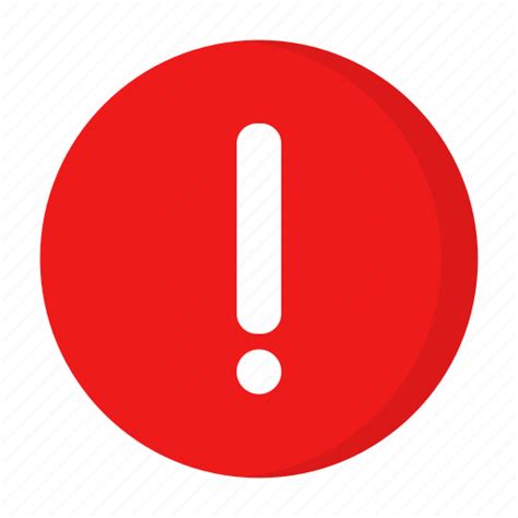 Alert Attention Caution Error Exclamation Rounded Warning Icon