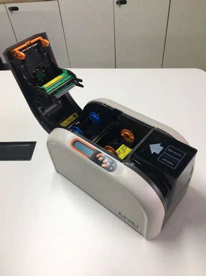 Rfid Plastic Id Card Printing Machine Thermal Heat Transfer Business