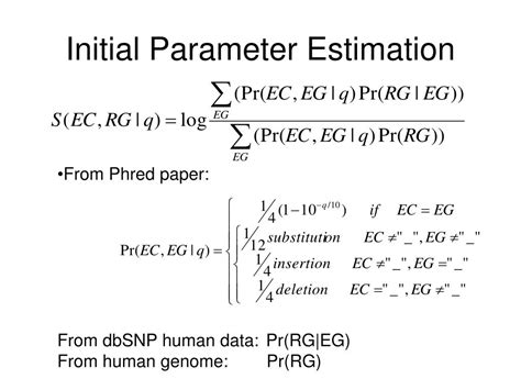 ppt using cdna sequence quality value to improve cdna genomic sequence alignment powerpoint
