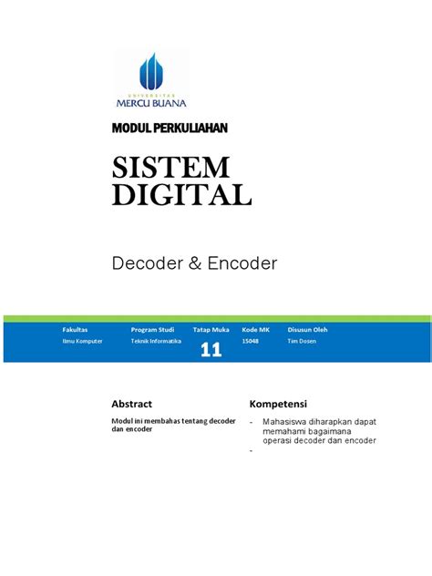 13 Decoder Encoder Pdf Logic Mathematical Logic