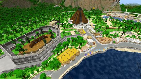 Jurassic World Map 2015 Isla Nublar Map 2015 V5 Map Minecraft Bedrock