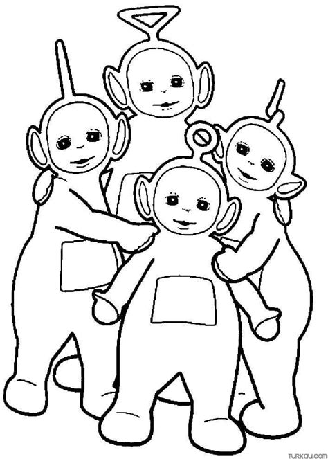 Teletubbies Tinky Winky Coloring Pages