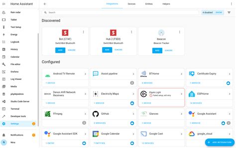 Adding Integrations Home Assistant