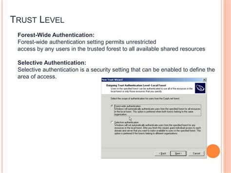 Active Directory Domain And Trust PPTX Operating Systems Computer Software And Applications