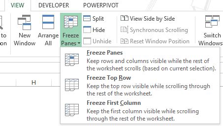 Excel Freeze Panes Use It To Lock Row Column Headers