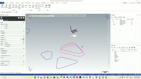 Mastercam Tutorials Transform Offset Chain Camworld Youtube